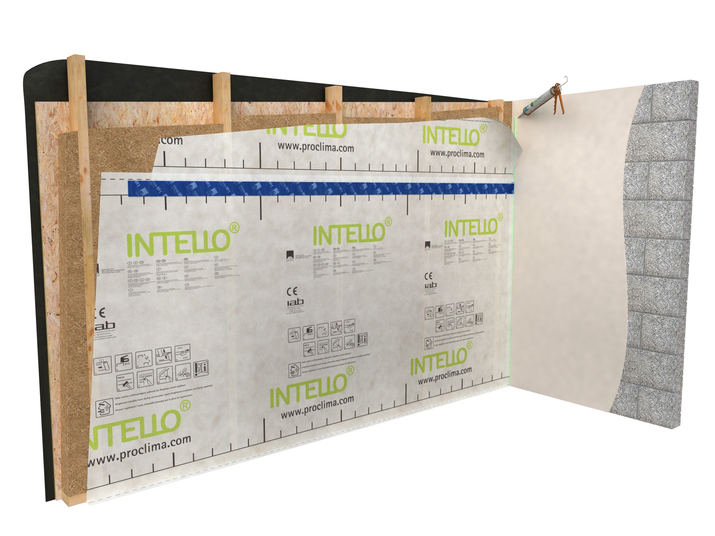 Pro Clima Intello Plus - Airtight Vapour Control Membrane | Ecological Building Systems